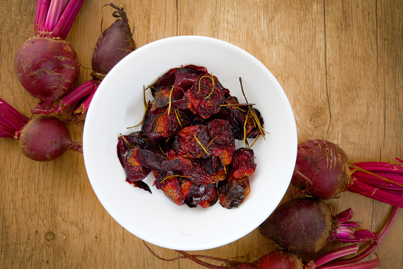 Rosemary Beet Chips - Eat with Meraki